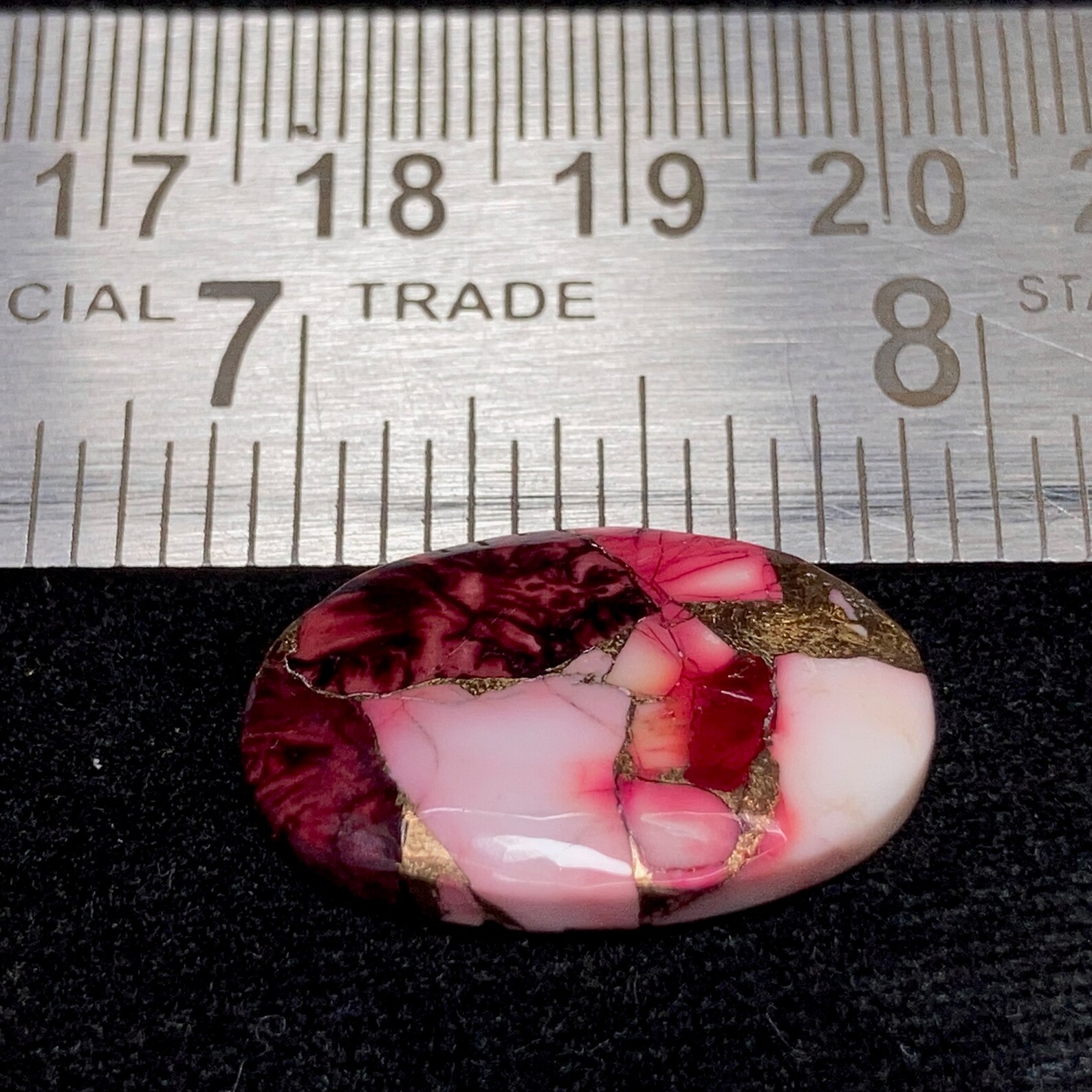 Pretty Pieces of Red Rose Dahlia Mohave Turquoise Cabochon Gorgeous ...