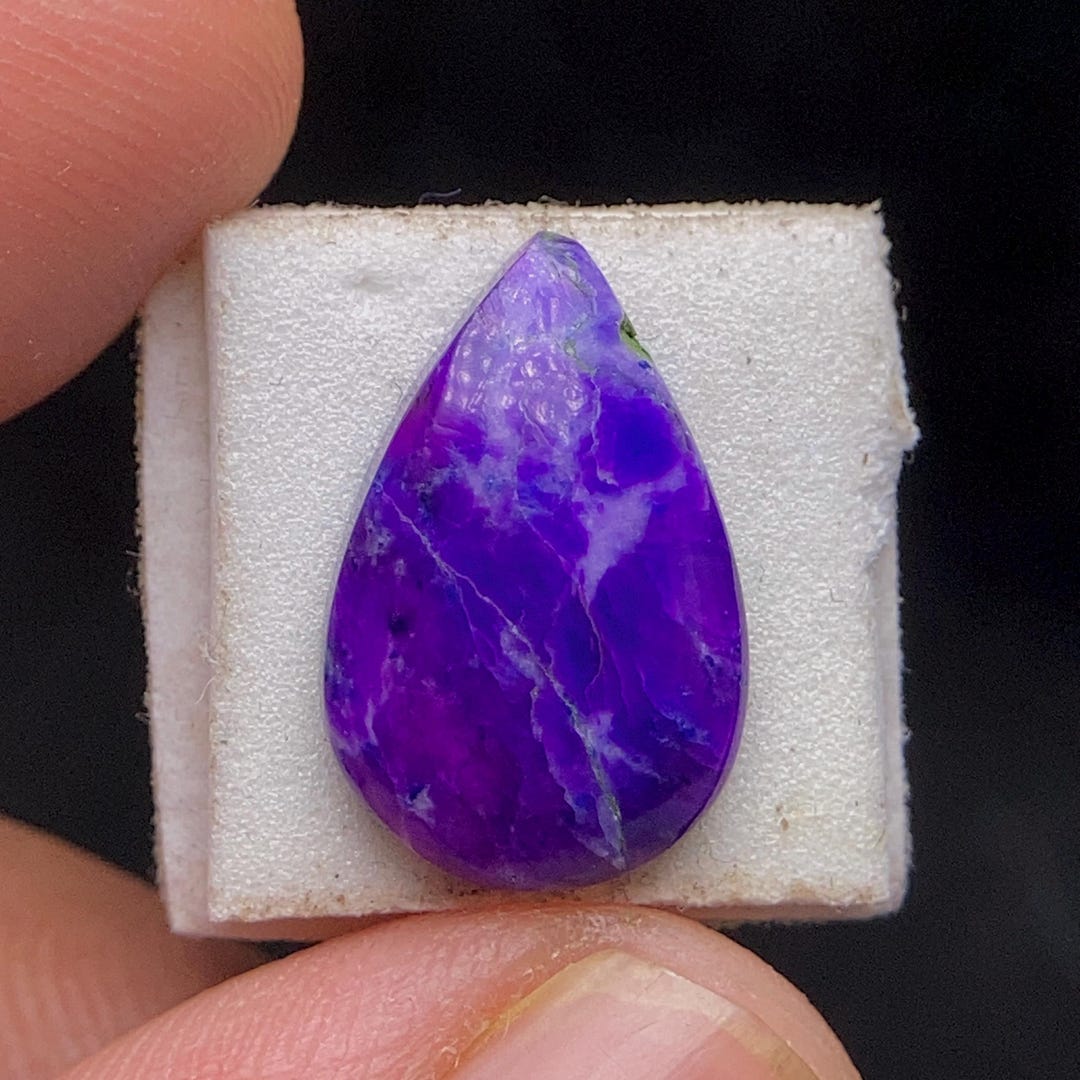 A Striking Sugilite Cabochon With Vivid Color and Smooth Polish > 17 ...