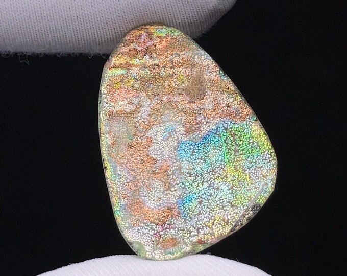 Colourful Roman Glass - 20.3x14.6x1.5 Mm 3.30 Carat - Archaeological ...