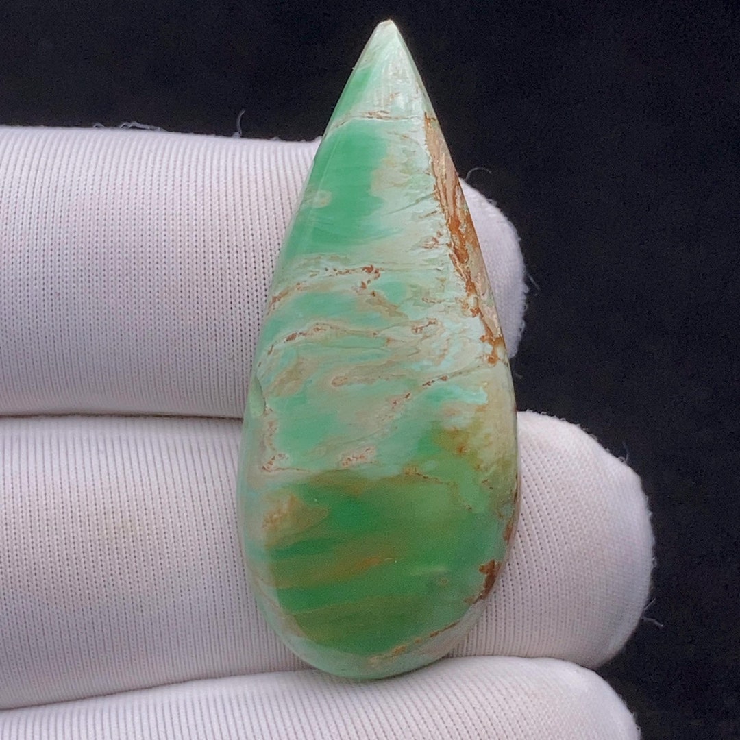 Gorgeous Green Australian Variscite Cabochon 40.6x17.7x4.8 MM 23.50 ...