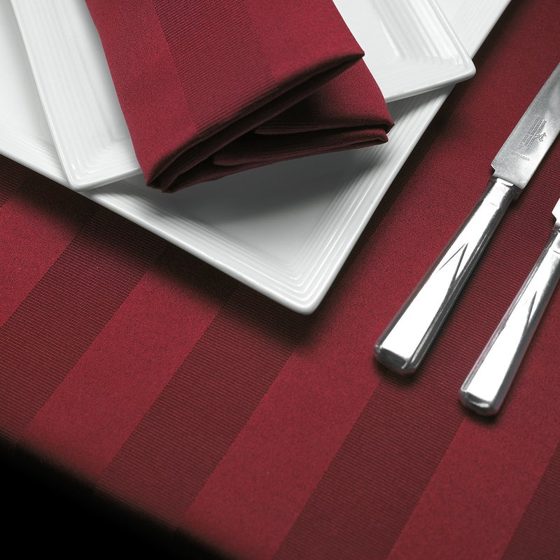 Burgundy Tablecloth - Etsy