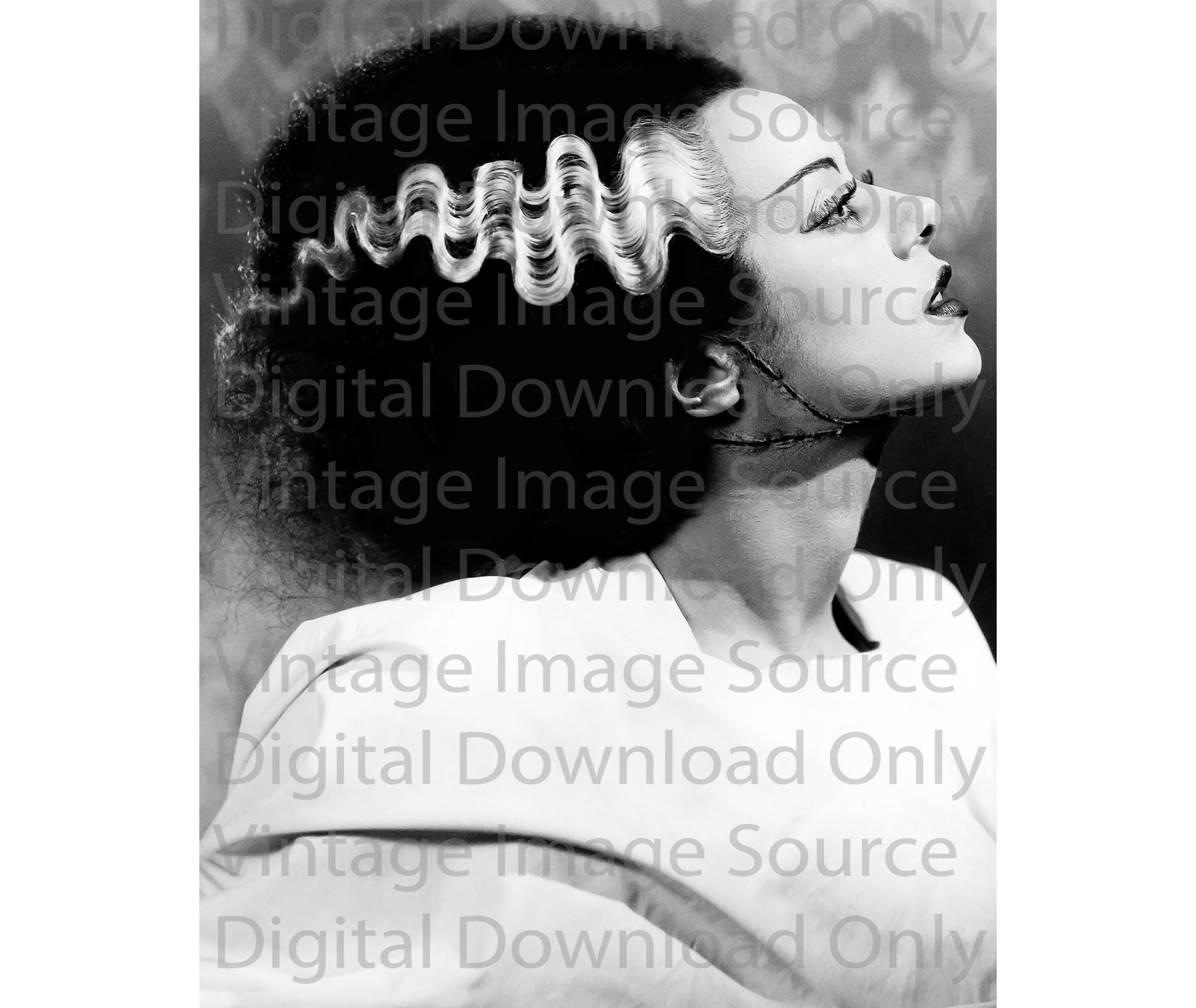 DIGITAL DOWNLOAD- Bride of Frankenstein Monster Photo Vintage Horror ...