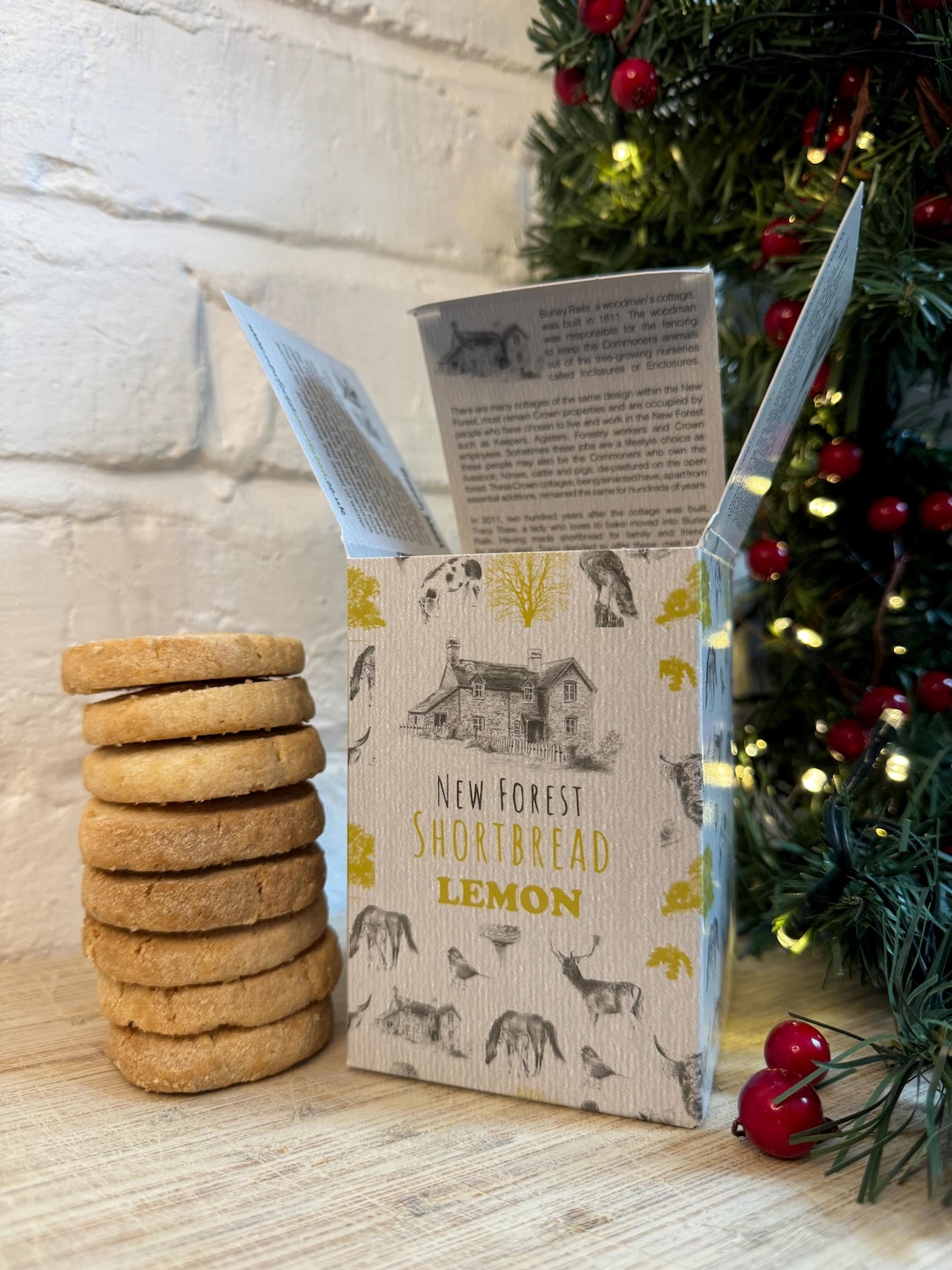 Lemon Flavoured New Forest Shortbread - Etsy UK