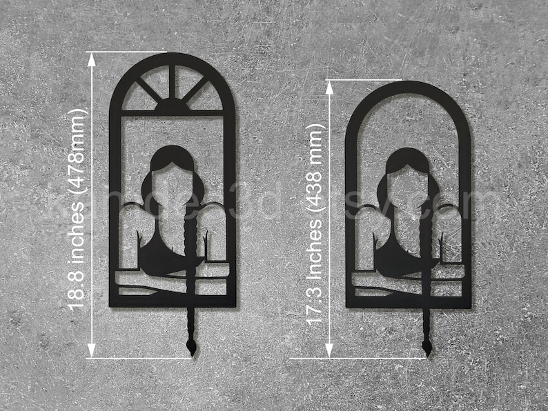 Minimalist Metal Wall Art, Female Silhouette, Modern Home Decor - Etsy