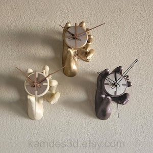 Minimalist Sculptural Wall Clock - Mid Century Modern Decor - Etsy