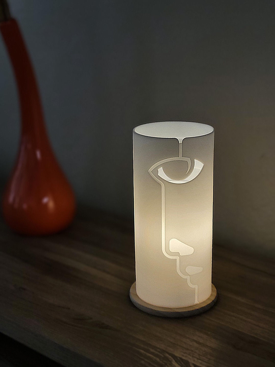 Unique Desk Lamp, Bedside Lamp, Home Decor, Minimalist Design - Etsy