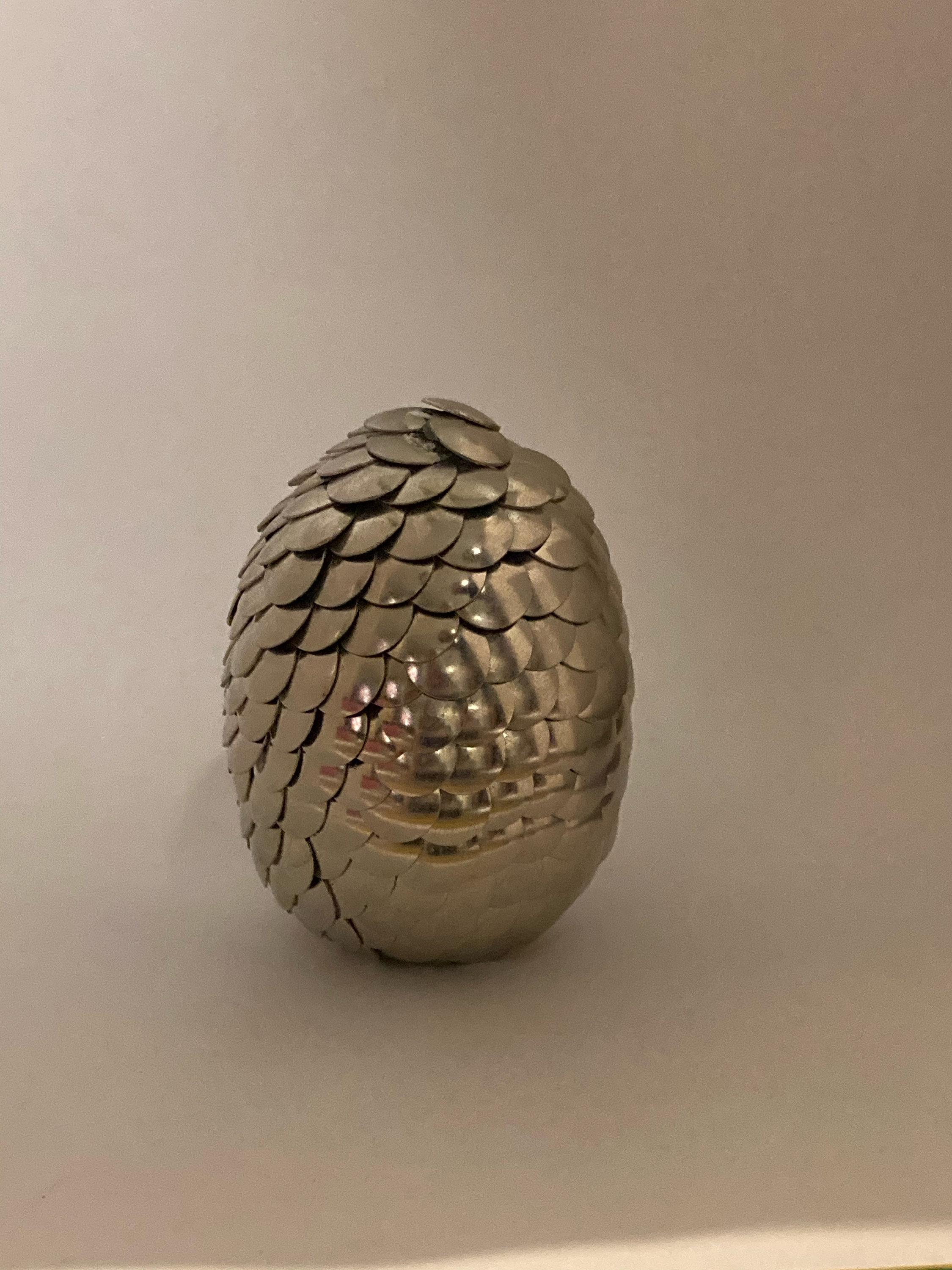 Plain Silver Dragon Egg (armorwing) - Etsy