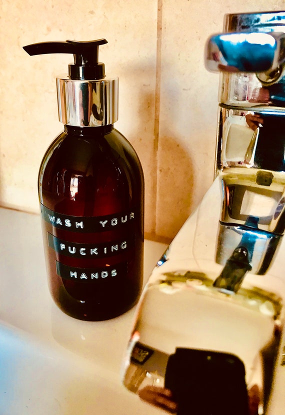 Rude Naughty 250ml PET Plastic Soap Dispenser. Amber Pump - Etsy