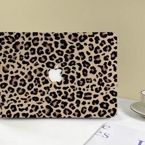 Brown Leopard Grain Personalized MacBook Case for Pro 13,custom MacBook ...
