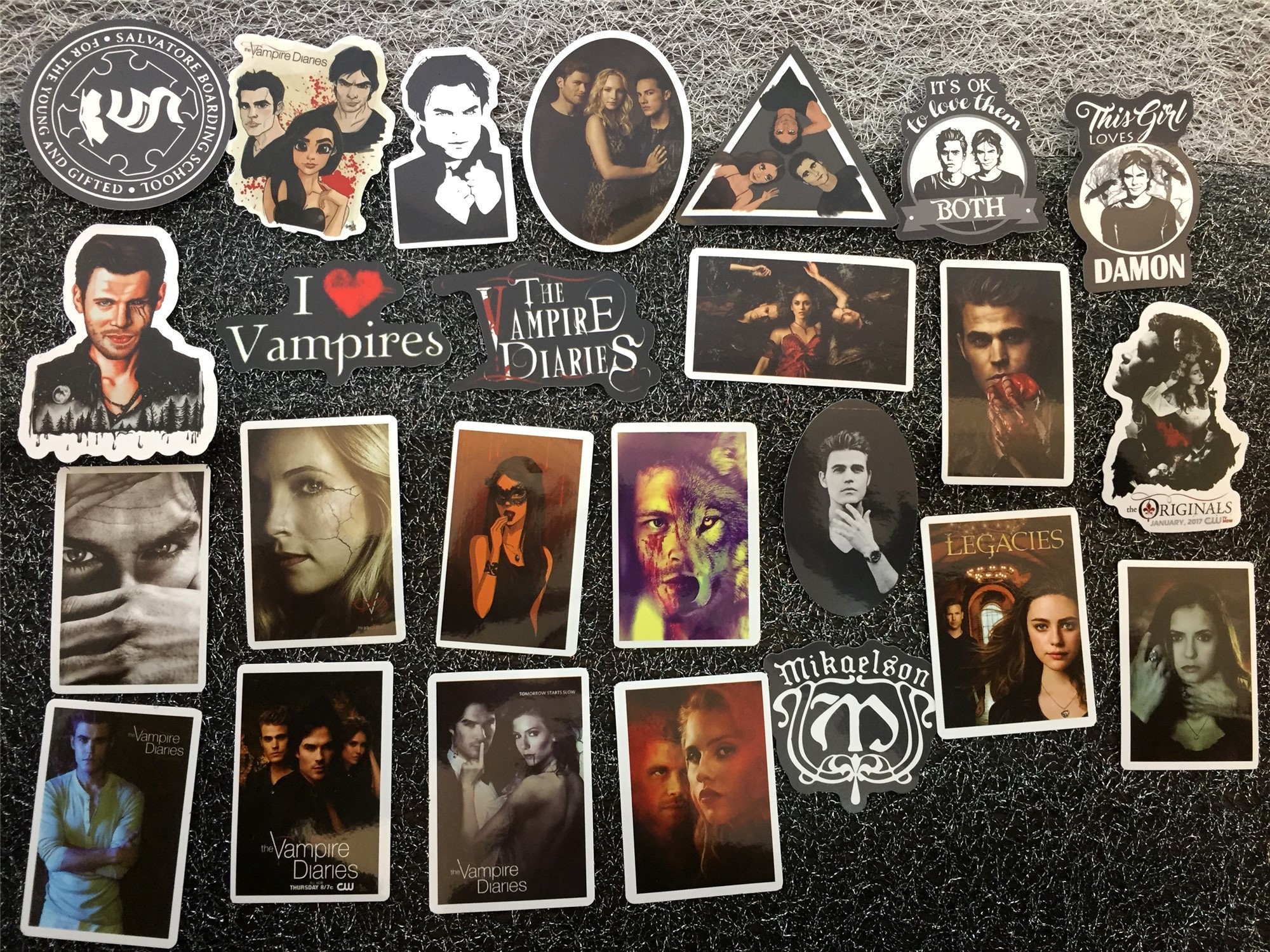 Pack of 50PCS the Vampire Diaries TV STICKERS vinyl Sticker | Etsy