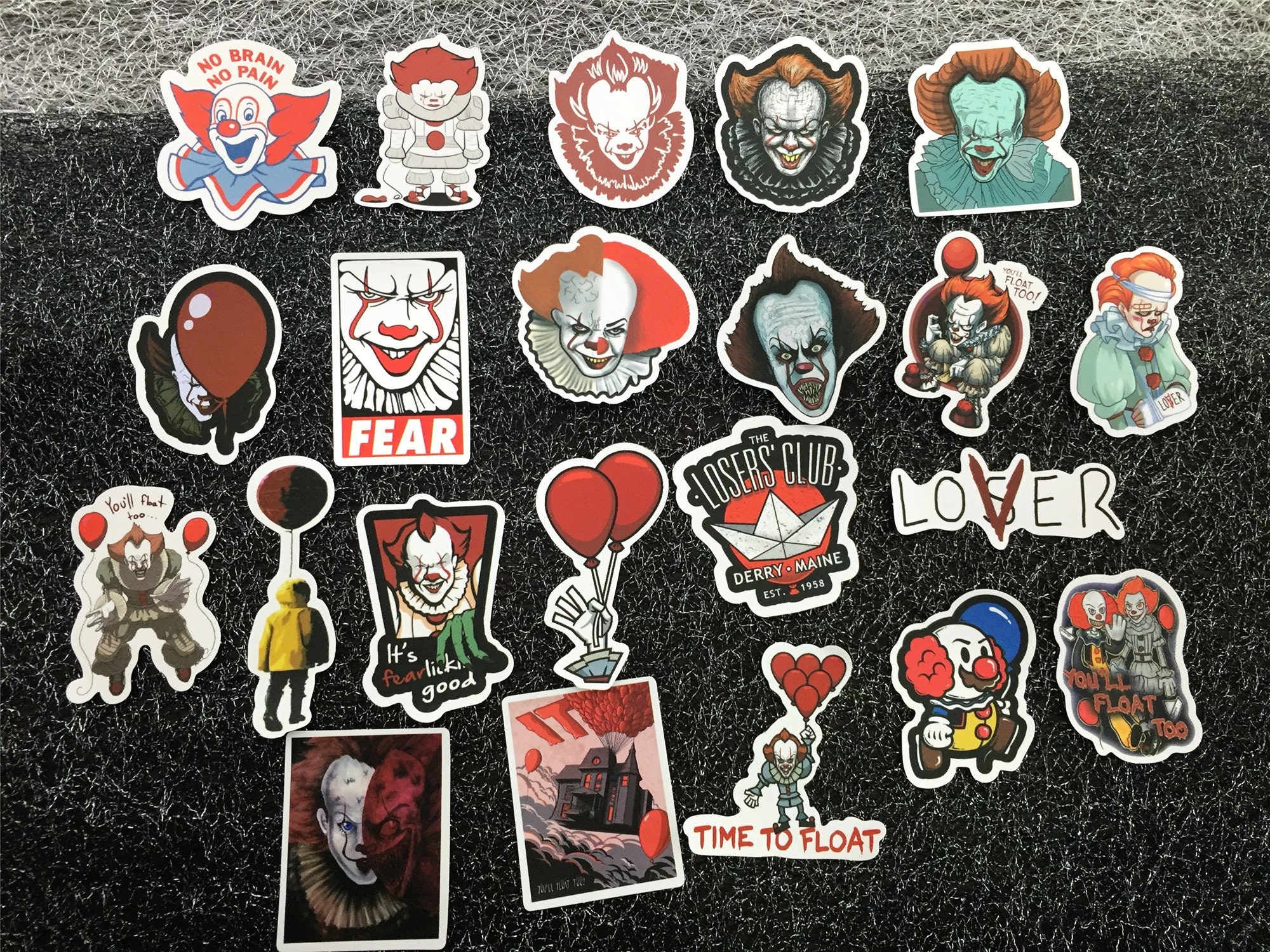 Pack of 50PCS Stephen King's it Movie STICKERS Vinyl | Etsy