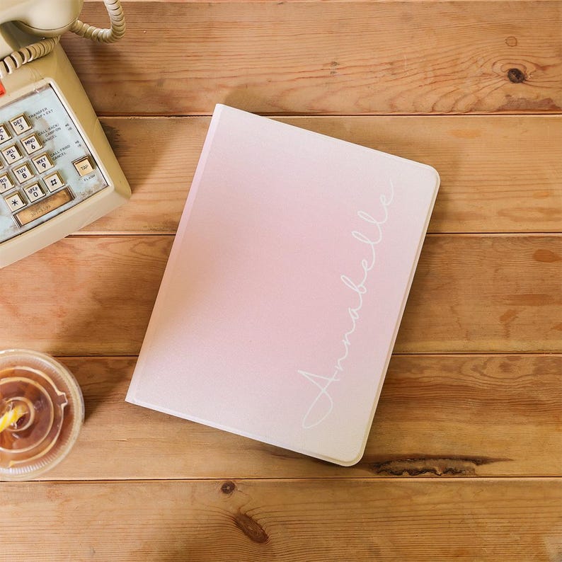 Personalized iPad Case Pink Cases for iPad Air 6 7 2025 iPad 10 10.9 ...