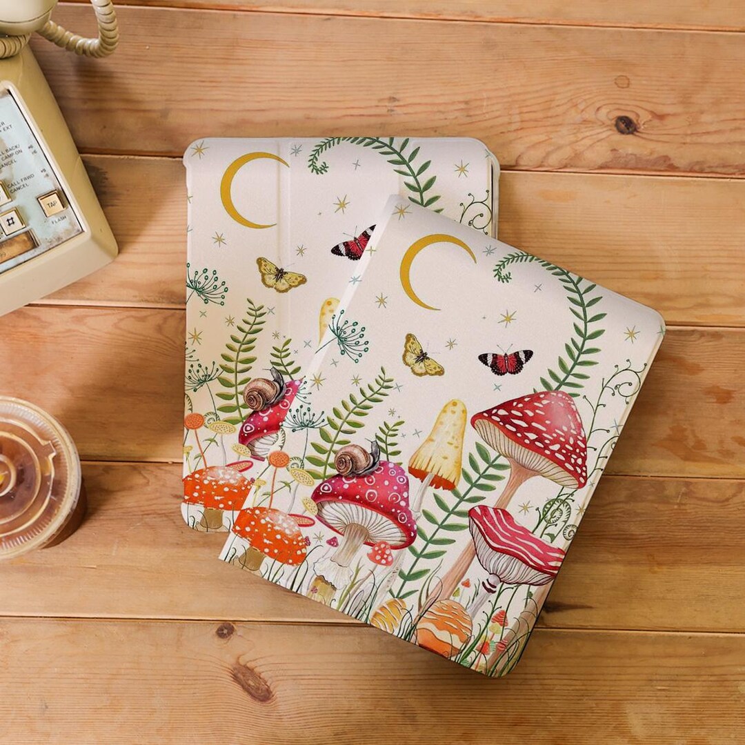 Mushroom Aesthetic iPad Cases for iPad Air 4 5 6 iPad 10 10.9" 2022 ...
