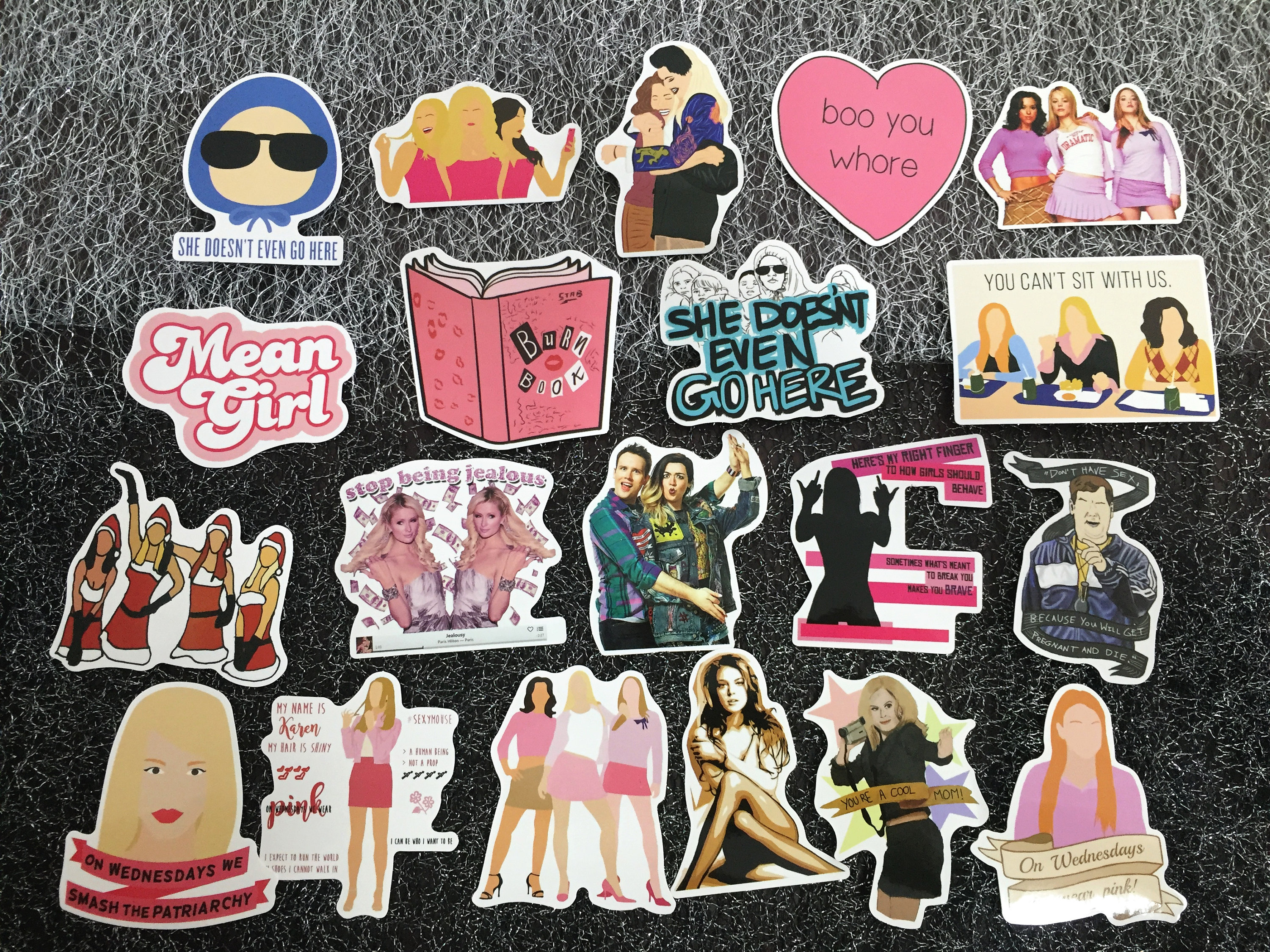 Pack Of 35pcs Mean Girls Movie Sticker Vinyl Sticker Pack Etsy