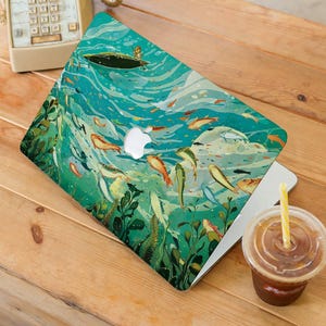Anime Underwater MacBook Case for MacBook Pro 13 14 Inch Mac Air 15 13 ...