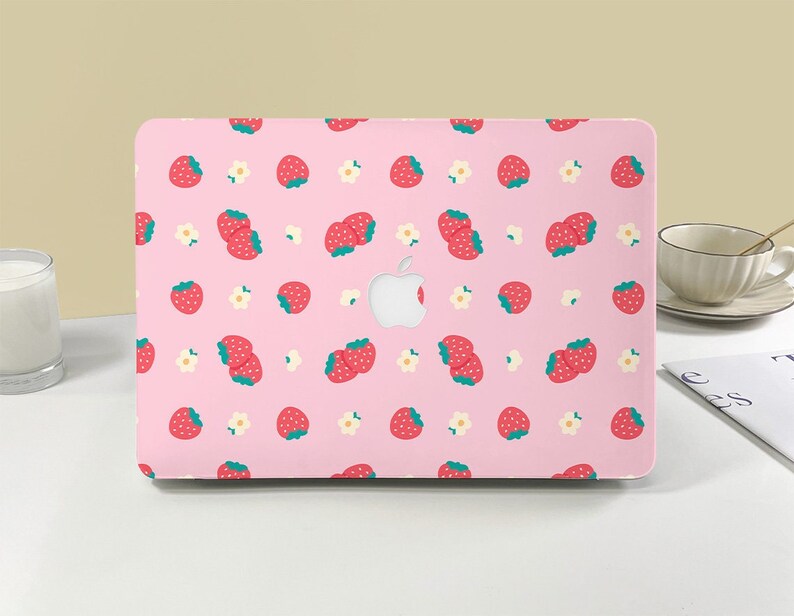 Kawaii Strawberry Custom Macbook Case for Pro 13laptop - Etsy