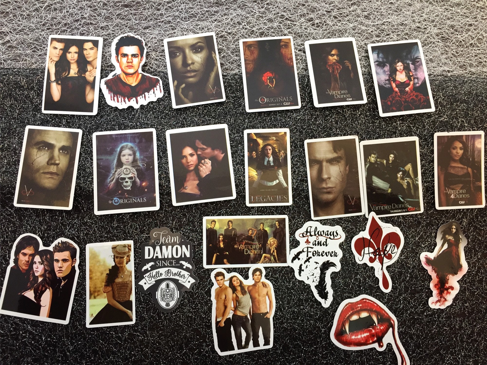Pack of 50PCS the Vampire Diaries TV STICKERS vinyl Sticker | Etsy