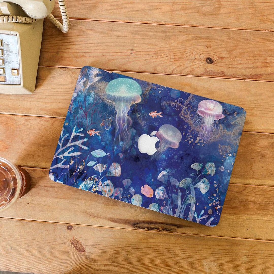 Jellyfish Coral Saltwater Fish MacBook Case, Custom MacBook Case ...
