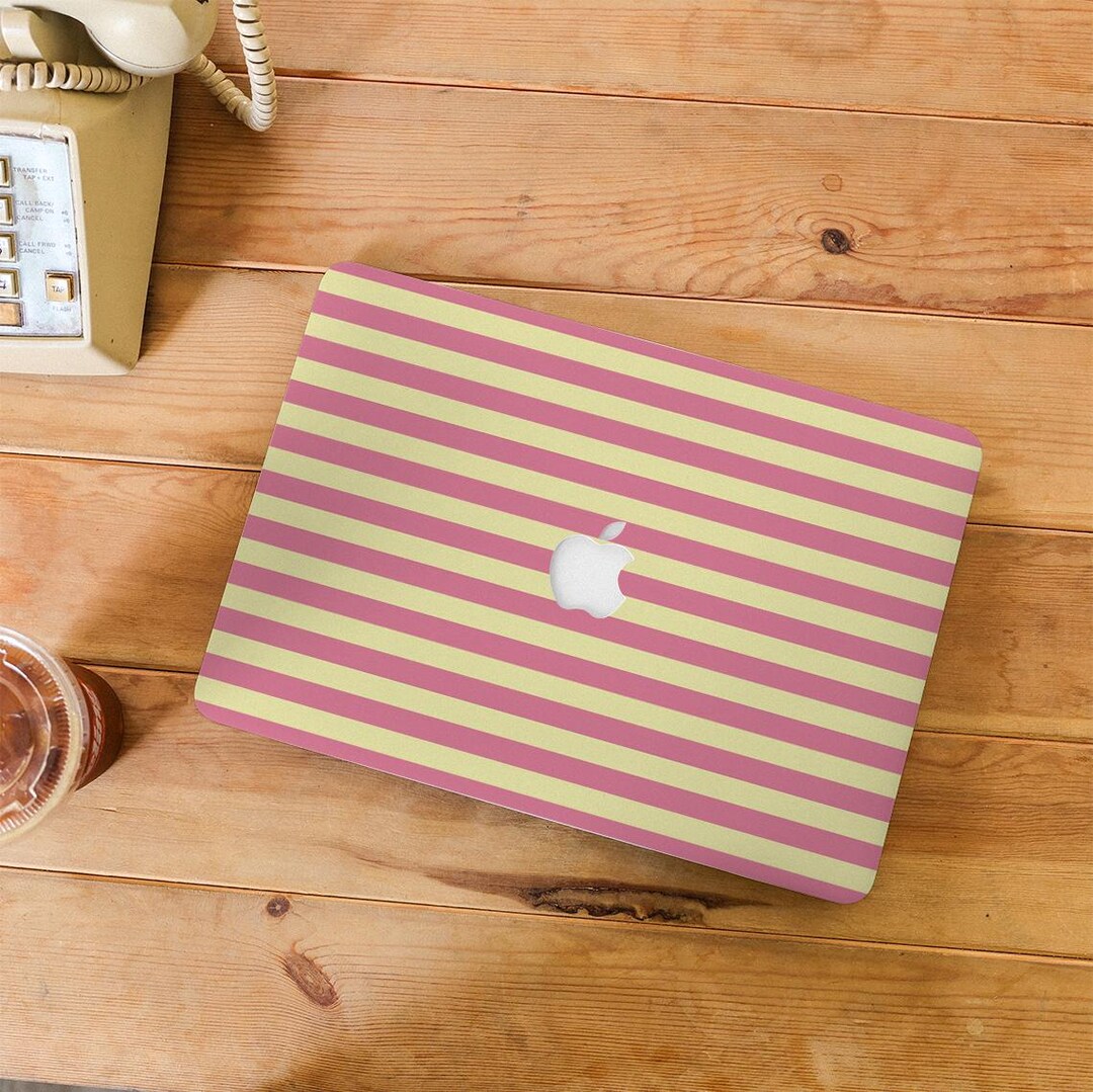 Custom Color Striped MacBook Case for MacBook Air 15 13 2025, Retro ...