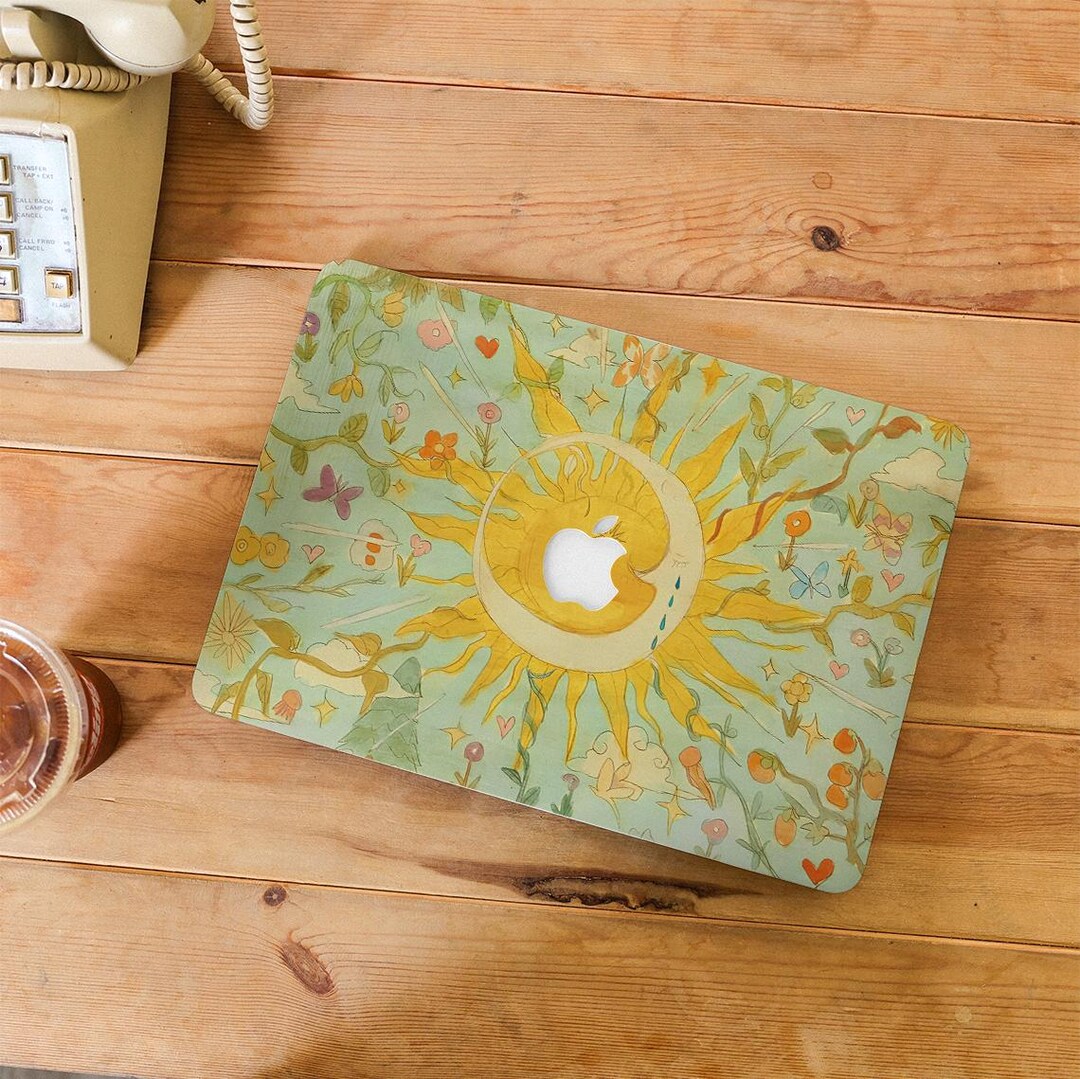 Moon and Sun Aesthetic MacBook Case for M4 MacBook Air 15 13 11 Case ...