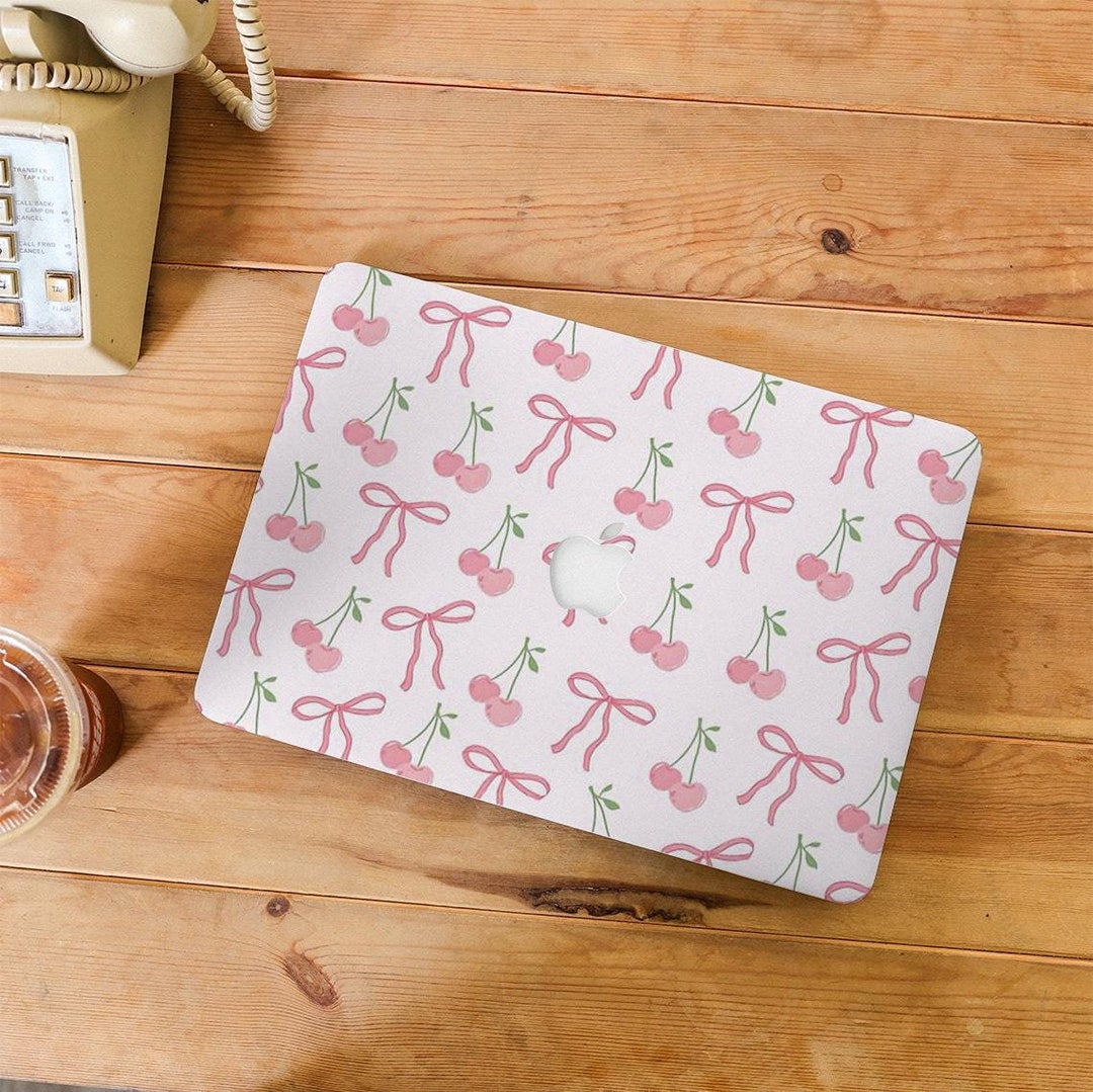 Cute Pink Bow Aesthetic MacBook Case for MacBook Pro 16 Mac Air 15 13 ...