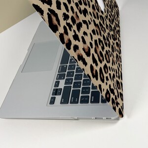 Brown Leopard Grain Personalized MacBook Case for Pro 13,custom MacBook ...