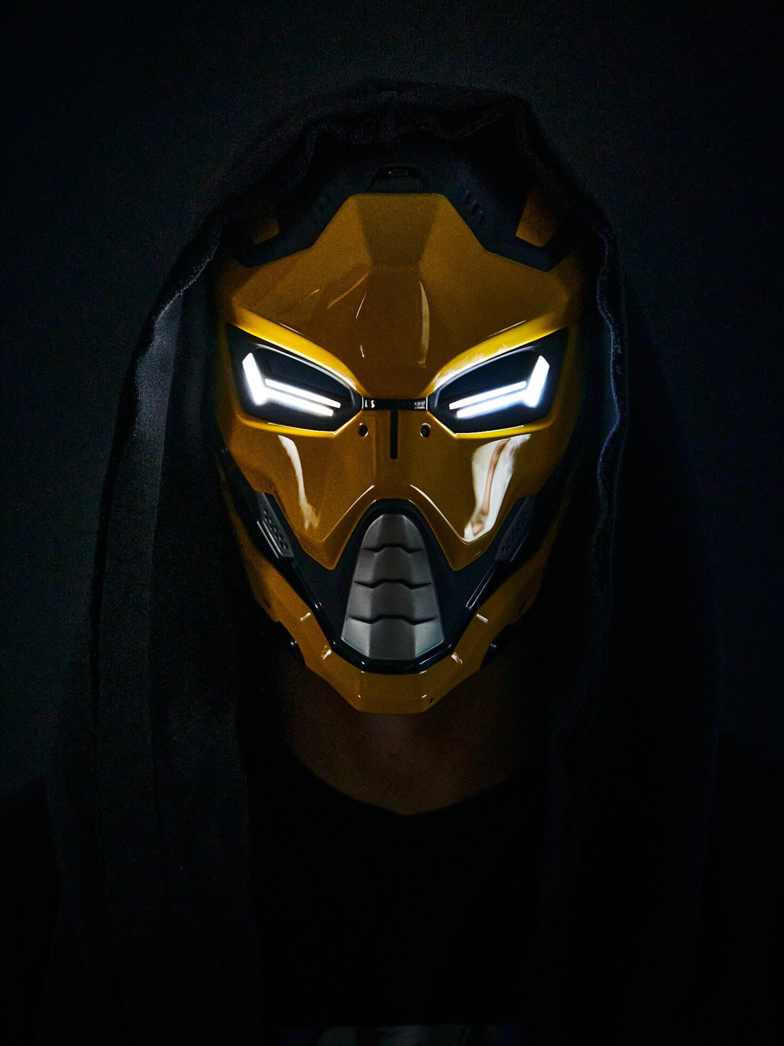 Cyber Ninja LED Wearable Sci-fi Mask - Etsy