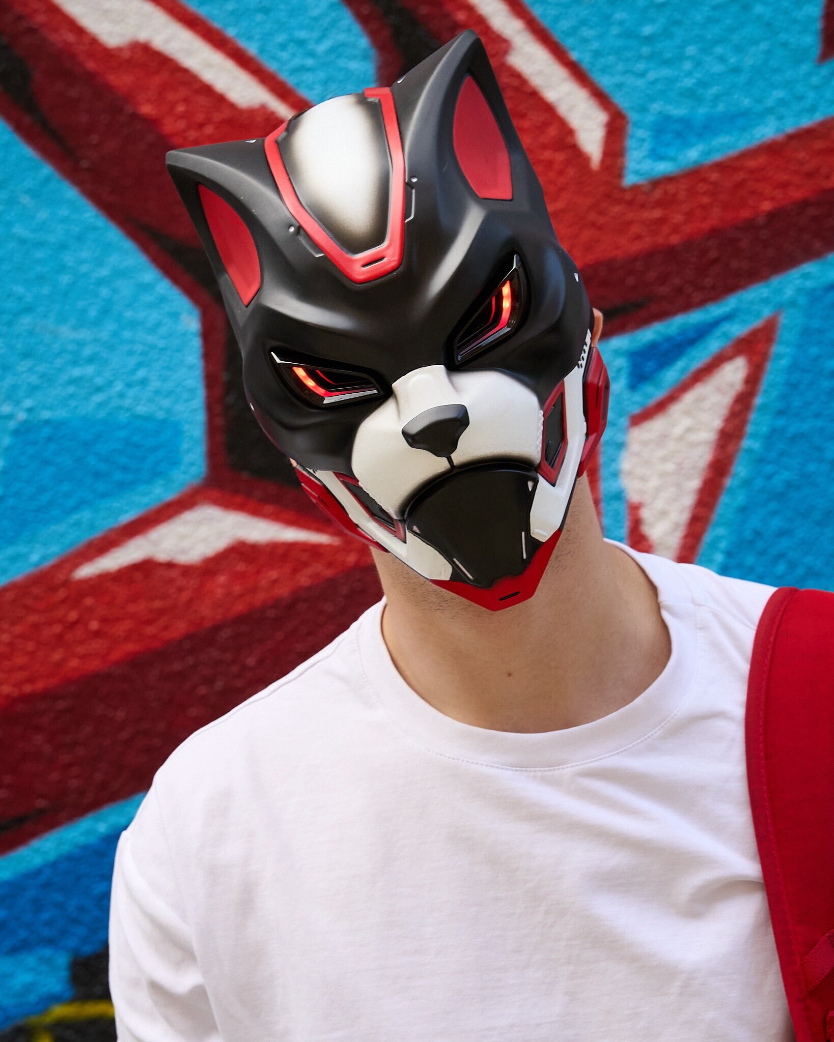 Evo Cat LED Sci-fi Mask - Etsy