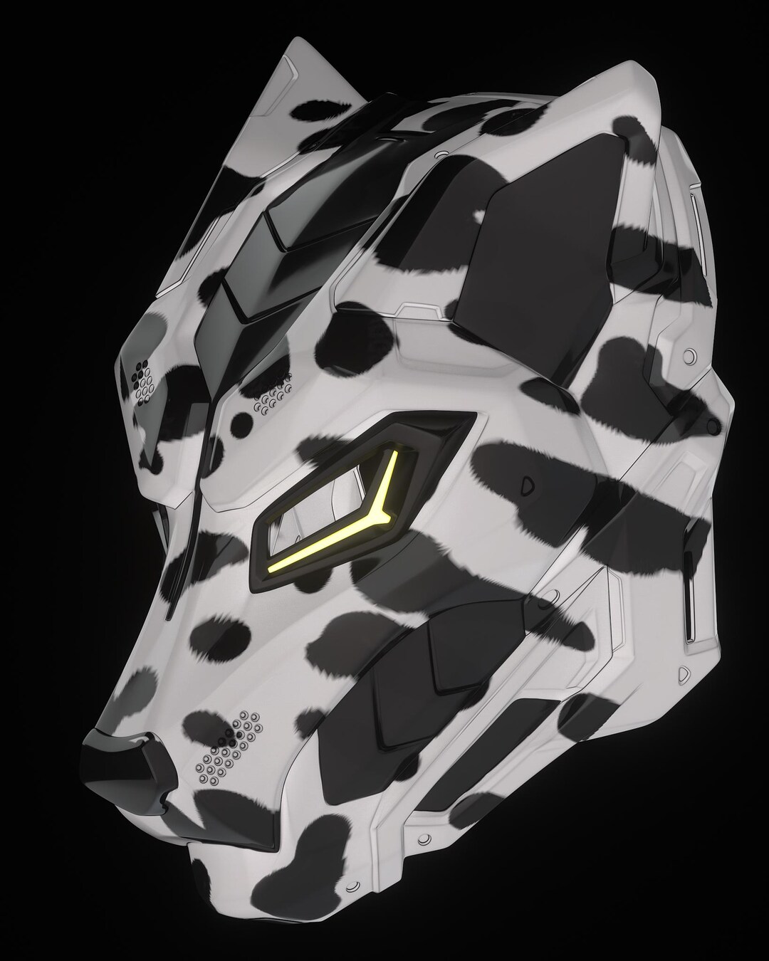 Evo Wolf LED Wearable Sci-fi Mask - Etsy