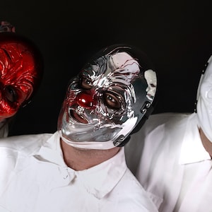 Chrome Clown Mask - Etsy