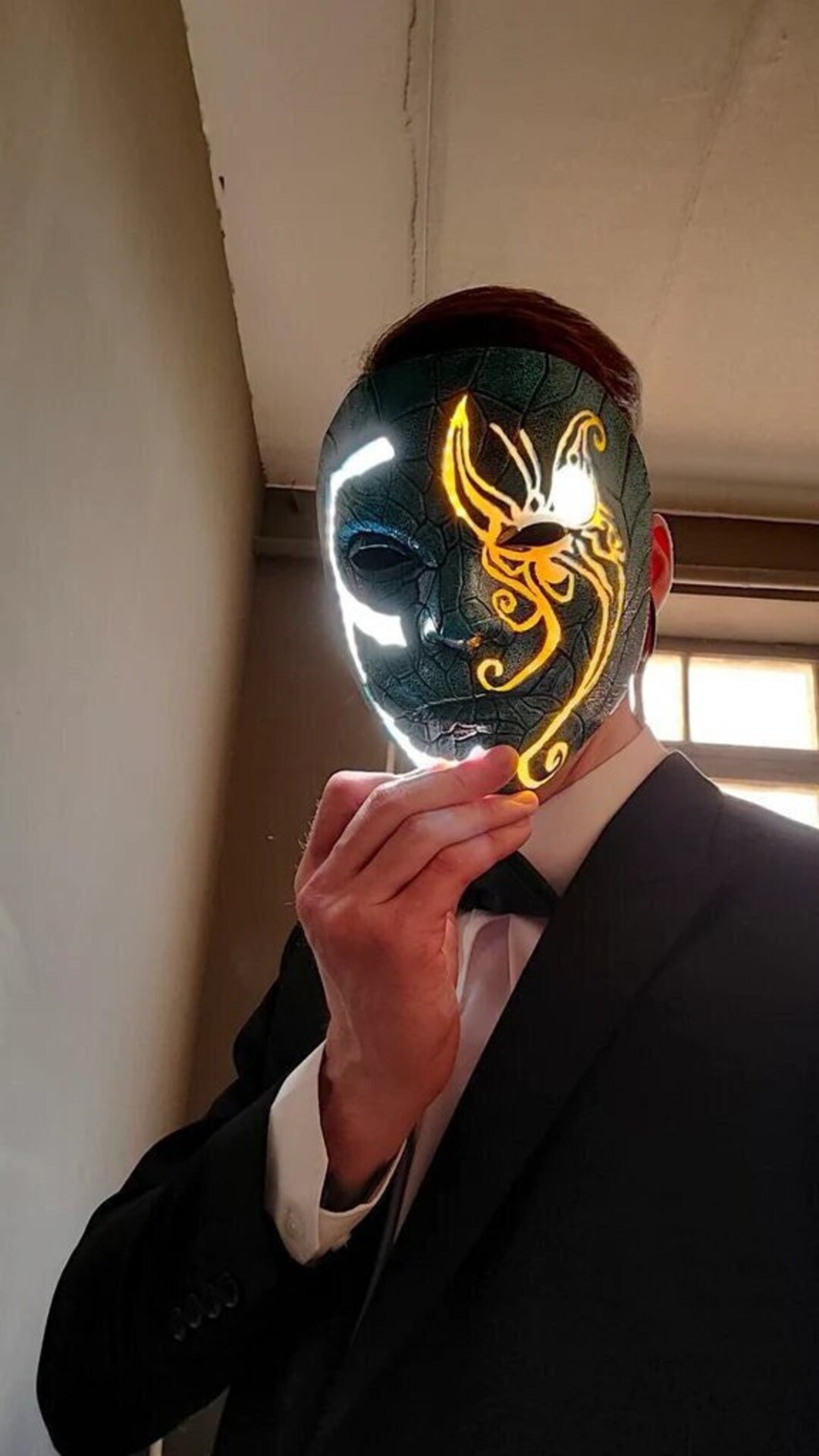 Johnny 3 Tears NFTU LED Mask From Hollywood Undead - Etsy