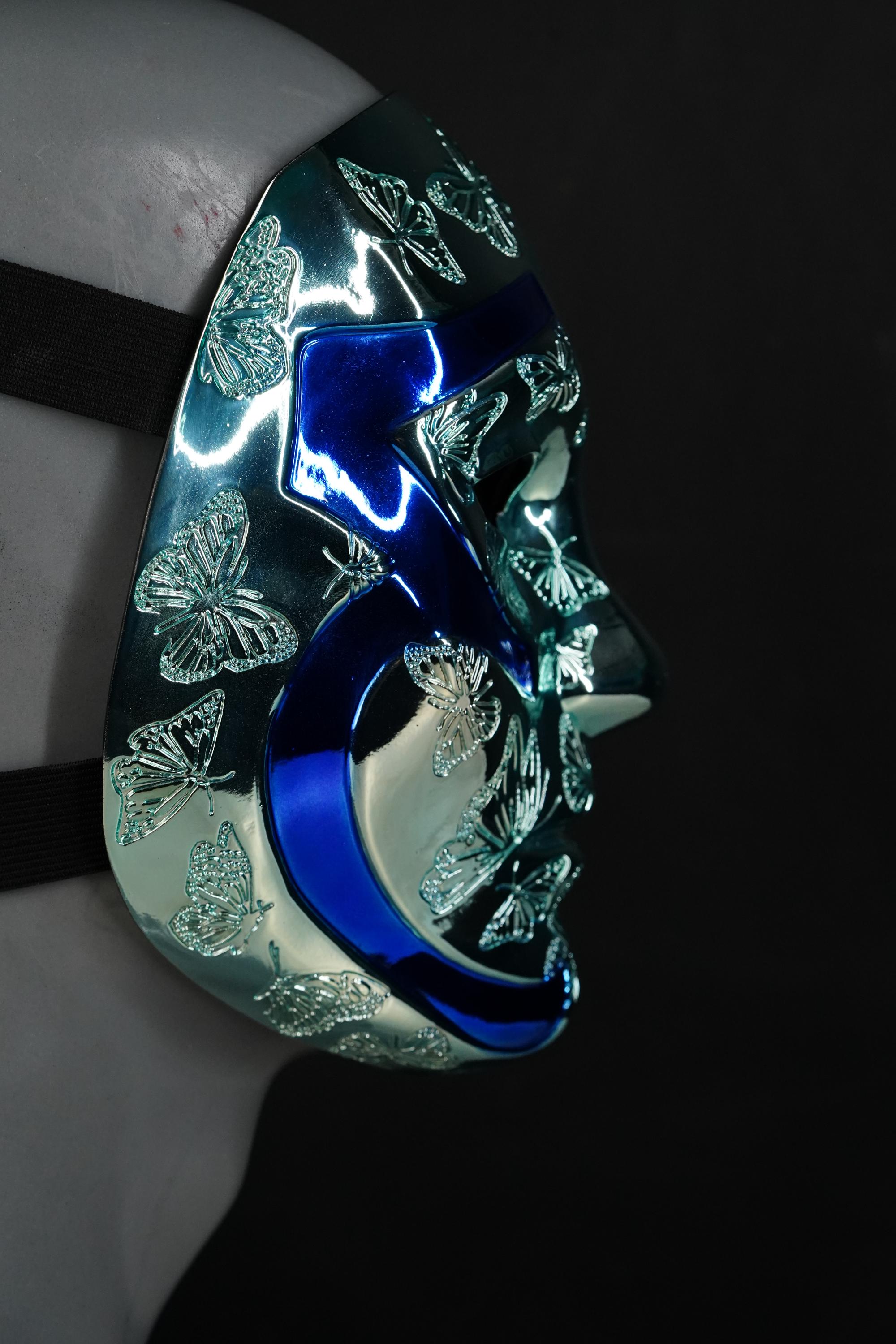Johnny 3 Tears V (FIVE) Mask From Hollywood Undead - Etsy