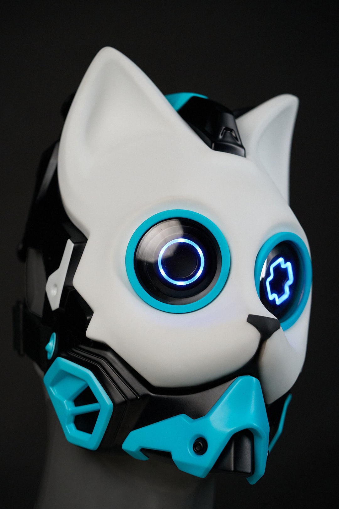 Neo Neko LED Wearable Sci-fi Mask - Etsy