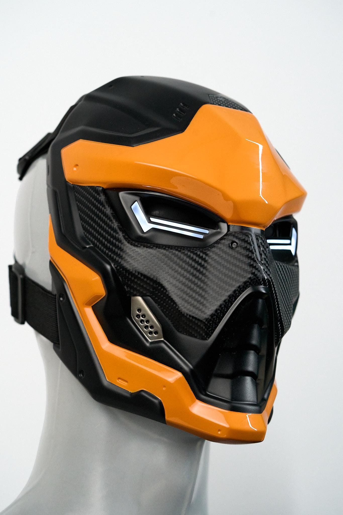 Cyber Ninja LED Wearable Sci-fi Mask - Etsy