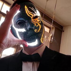 Johnny 3 Tears NFTU LED Mask From Hollywood Undead - Etsy