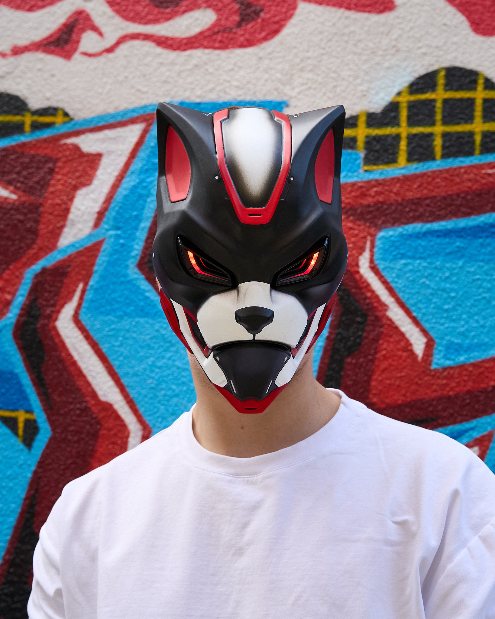 Evo Cat LED Sci-fi Mask - Etsy