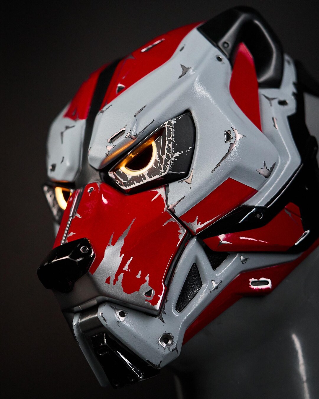 Evo Bear LED Wearable Sci-fi Mask - Etsy