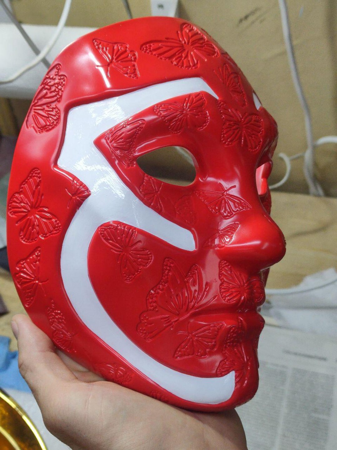 Johnny 3 Tears V (FIVE) Mask From Hollywood Undead - Etsy