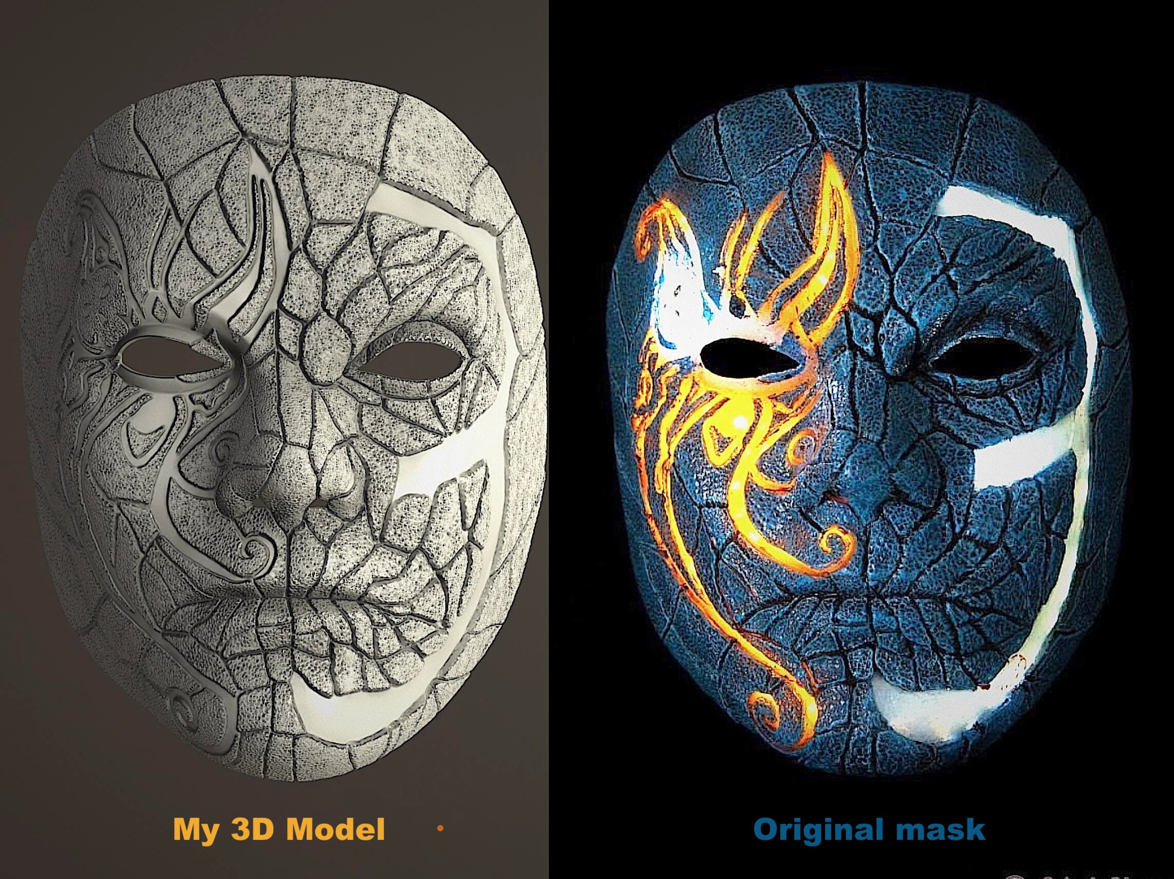 Johnny 3 Tears NFTU Mask From Hollywood Undead by Second Nature ...