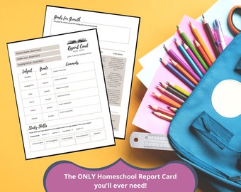 Mom Report Card - Etsy