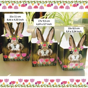 Printable Easter Basket Printable Bunny Spring. Kids Craft. Easter ...