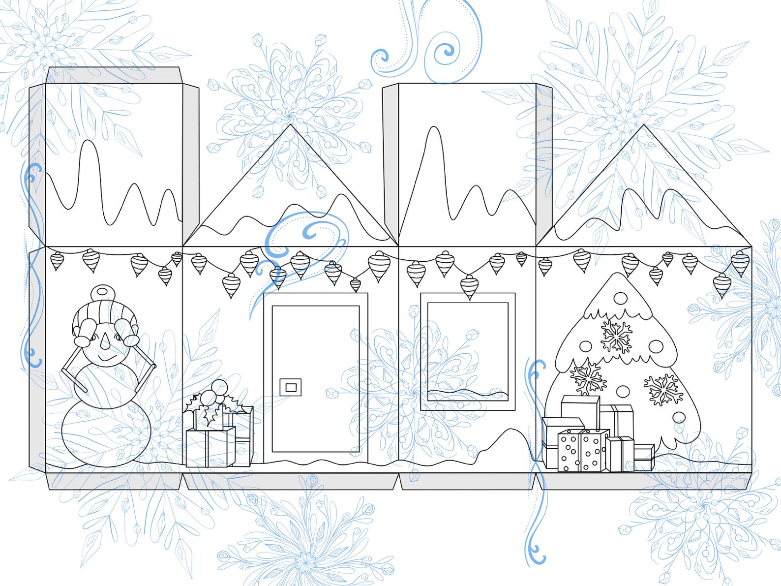 Christmas Houses . Christmas Craft for Kids, Doll House. Christmas ...