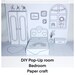 Pop up Room for Bedroom to Print. Paper Crafts in the Form of - Etsy