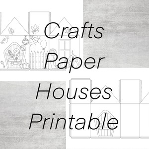 Halloween Diy Papercraft. Haunted House. Set 4. Printable Halloween ...