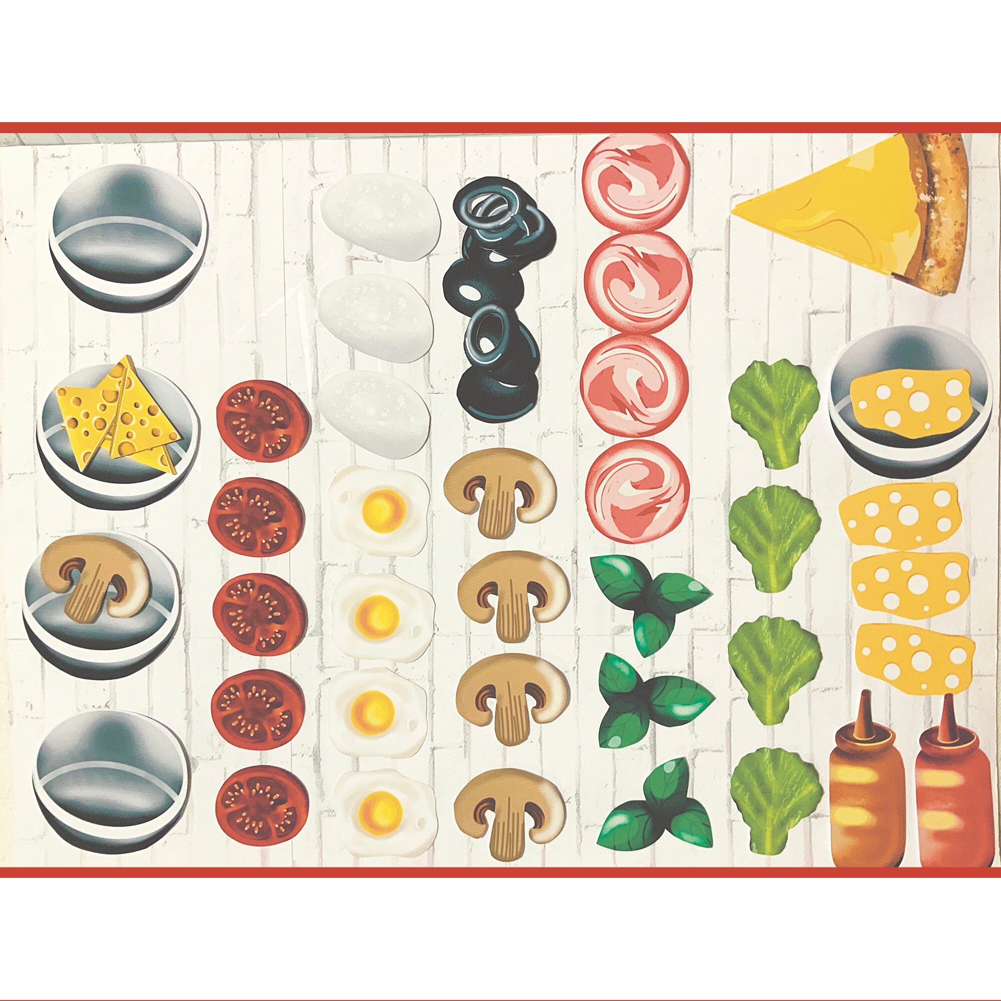 Printable Pizza Cheese Toppings Game.make Your Own Pizza. Activity ...