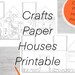 Mega Bundle! Halloween 8 Paper Craft Houses and More Than 50 Items as a ...