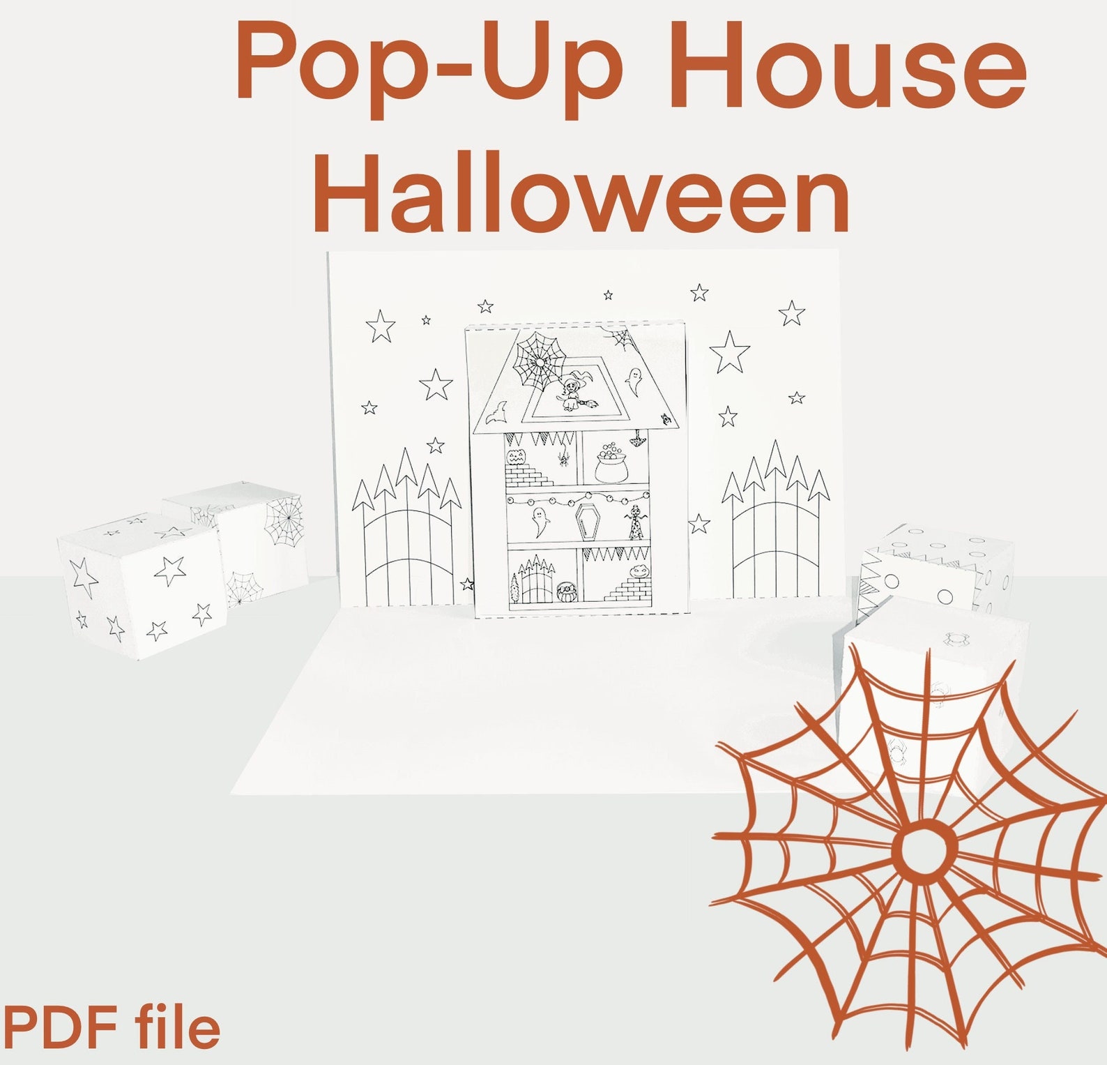 Pop-up Room for Haunted House Halloween Kids Room. Halloween - Etsy