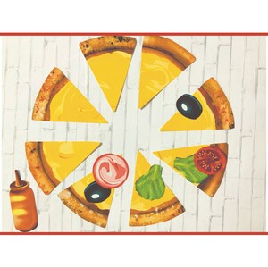 Printable Pizza Cheese Toppings Game.make Your Own Pizza. Activity ...