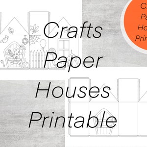 Mega Bundle Halloween 8 Paper Craft Houses and More Than 50 Items as a ...