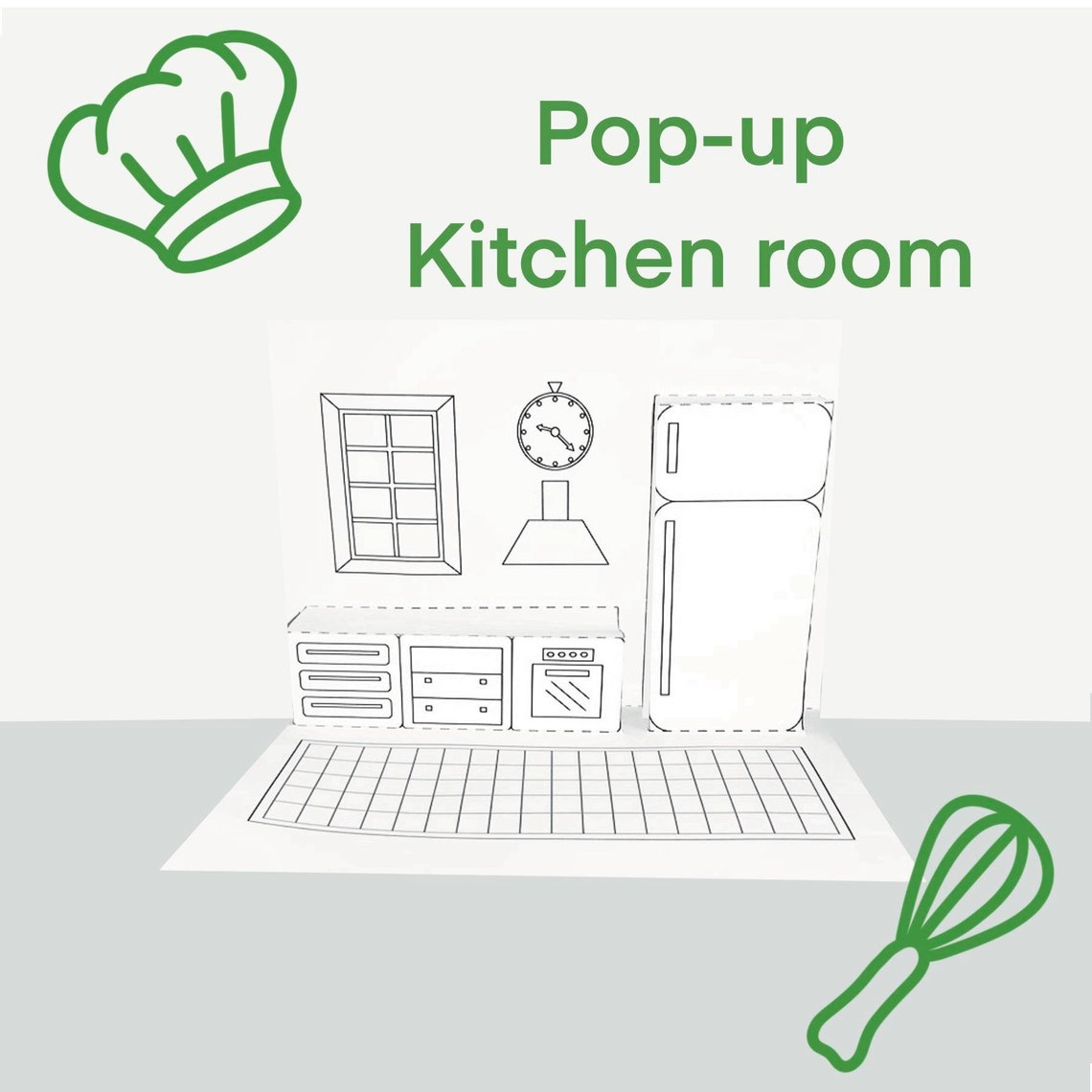 Pop-up Room for Bedroom, Kids Room, Kitchen Room and Print School ...